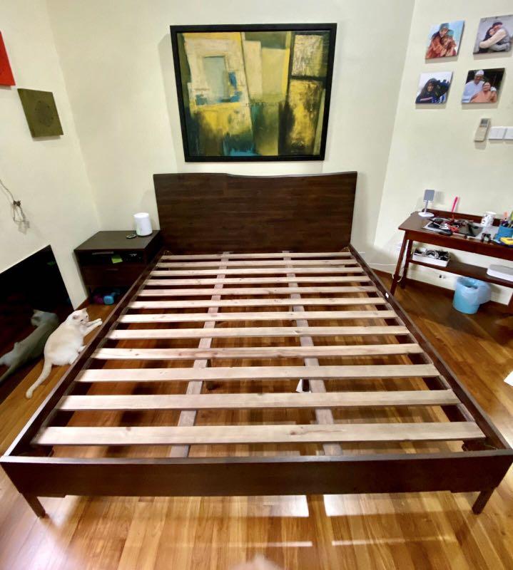 Castlery King size bed with free mattress, Furniture & Home Living ...