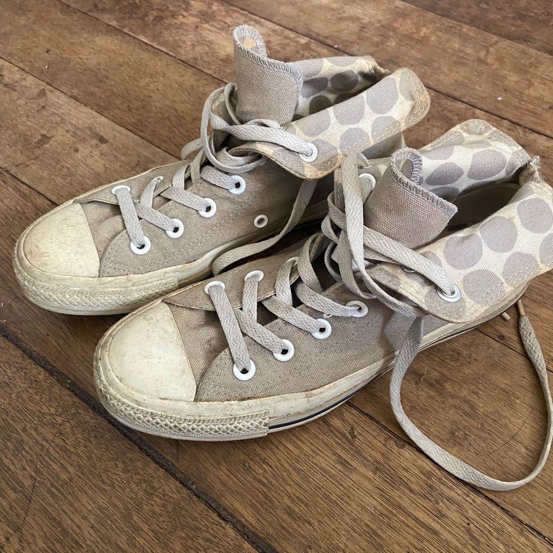 Converse Chuck Taylor fold down US 5, Women's Fashion, Footwear ...