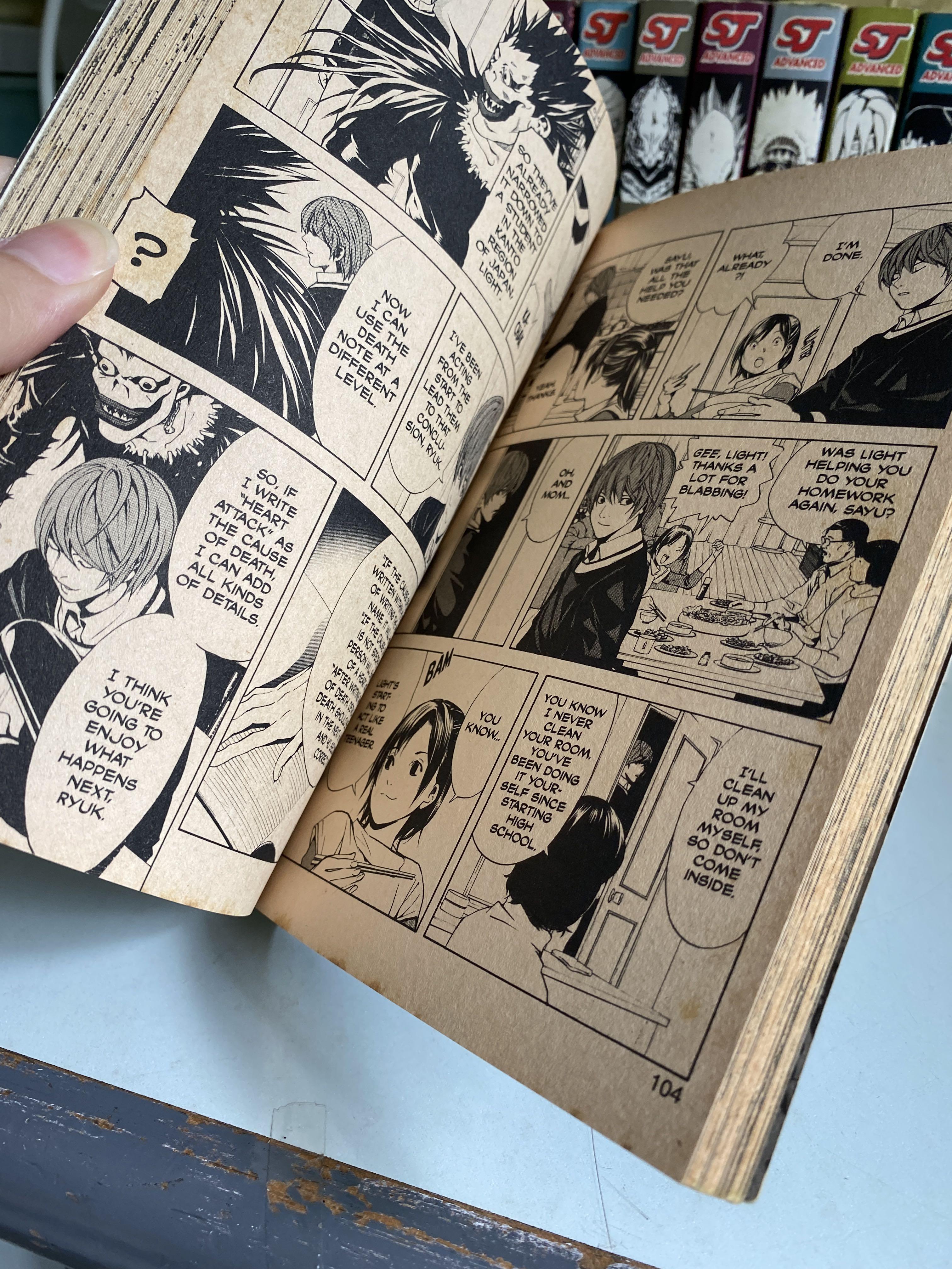 Death note Manga (ENG), Hobbies & Toys, Books & Magazines, Comics ...