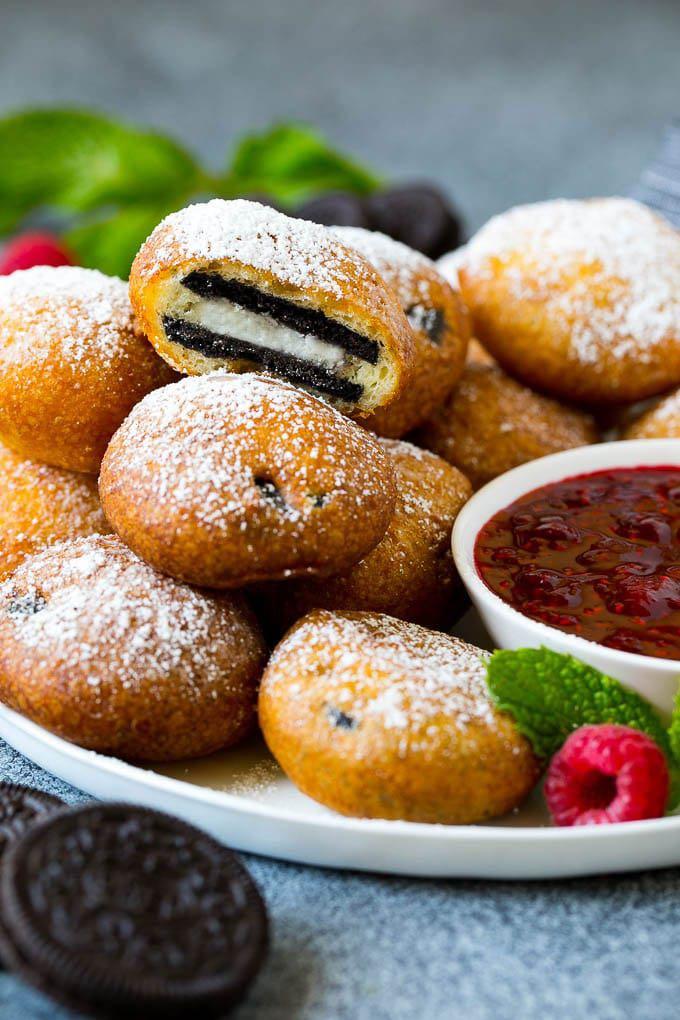 Chocolate Deep Fried Oreo, Food & Drinks, Homemade Bakes on Carousell