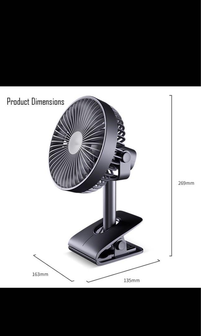 Desk fan with clamp, Furniture & Home Living, Lighting & Fans, Fans on ...