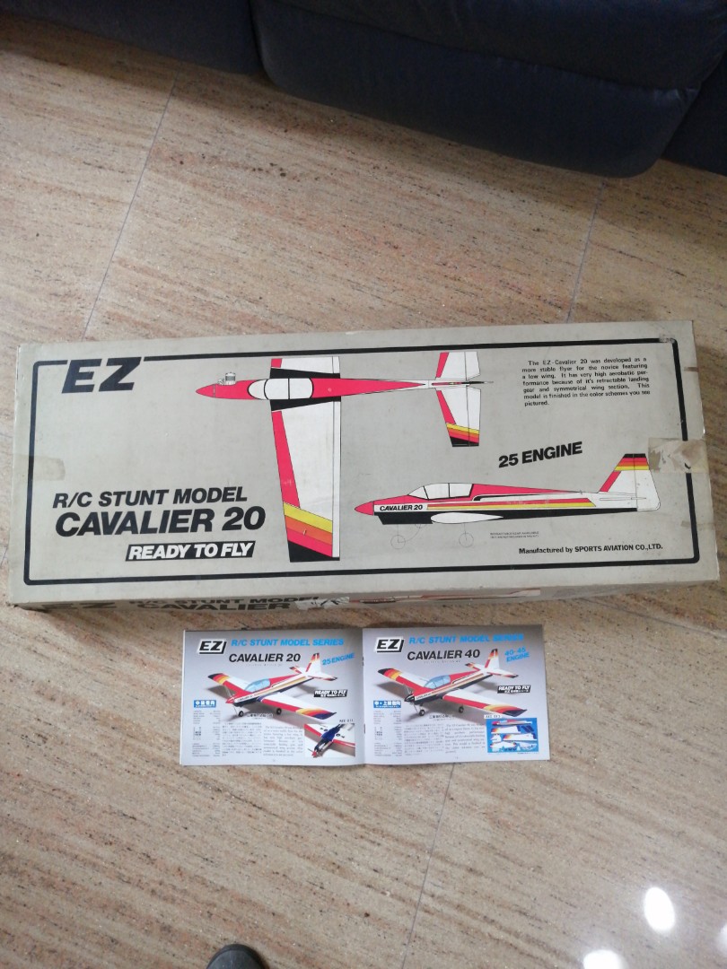 PRICE DROP: EZ R/C Stunt Model Cavalier 20 Airplane, Sports Equipment ...