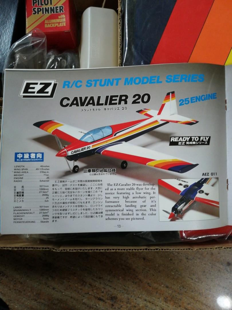 PRICE DROP: EZ R/C Stunt Model Cavalier 20 Airplane, Sports Equipment ...