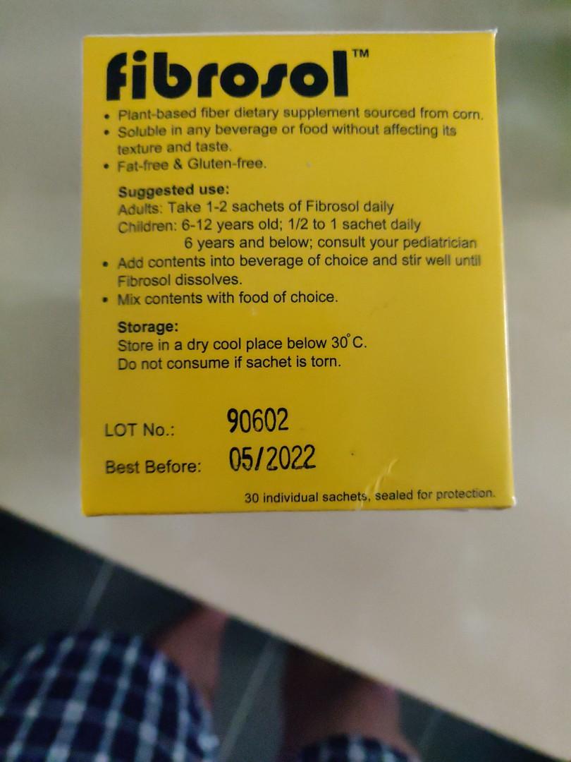 Fibrosol Fibre Drink, Food & Drinks, Beverages on Carousell