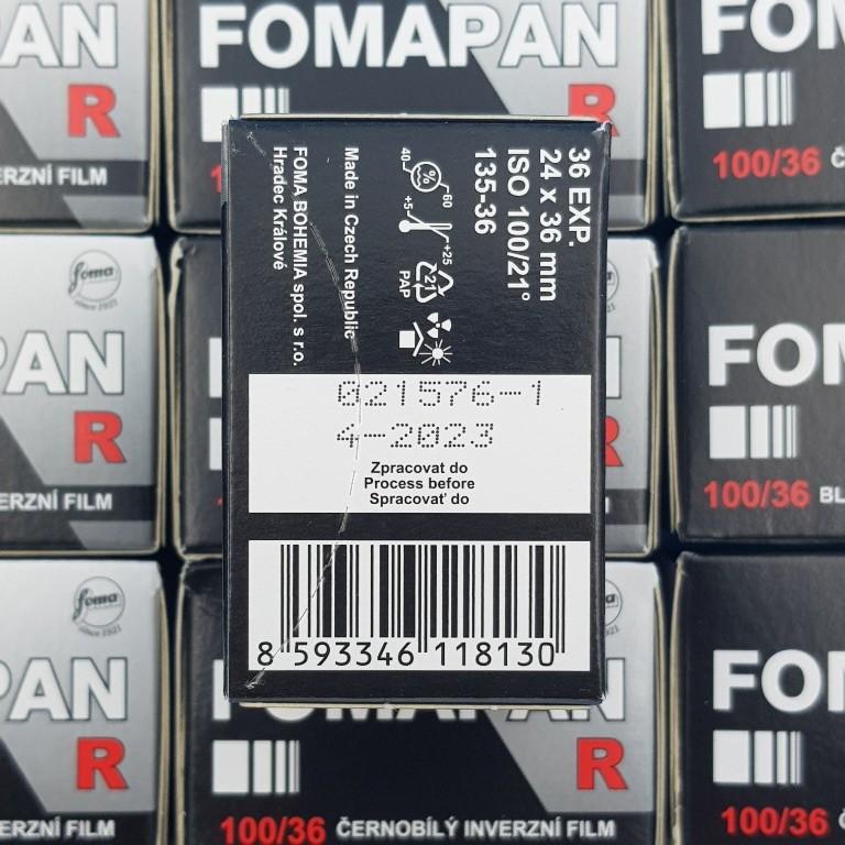 Fomapan R 100 35mm 36exp April 2023 B&W Film, Photography, Lens & Kits ...