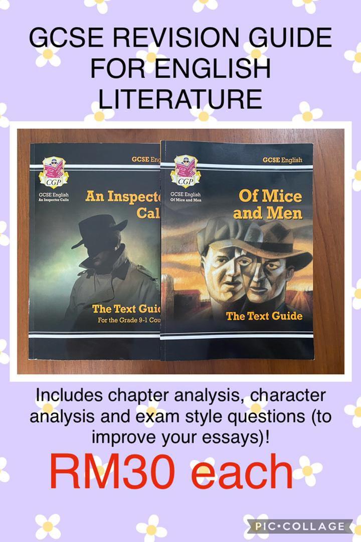GCSE REVISION GUIDE ENGLISH LITERATURE Of Mice and Men An inspector ...