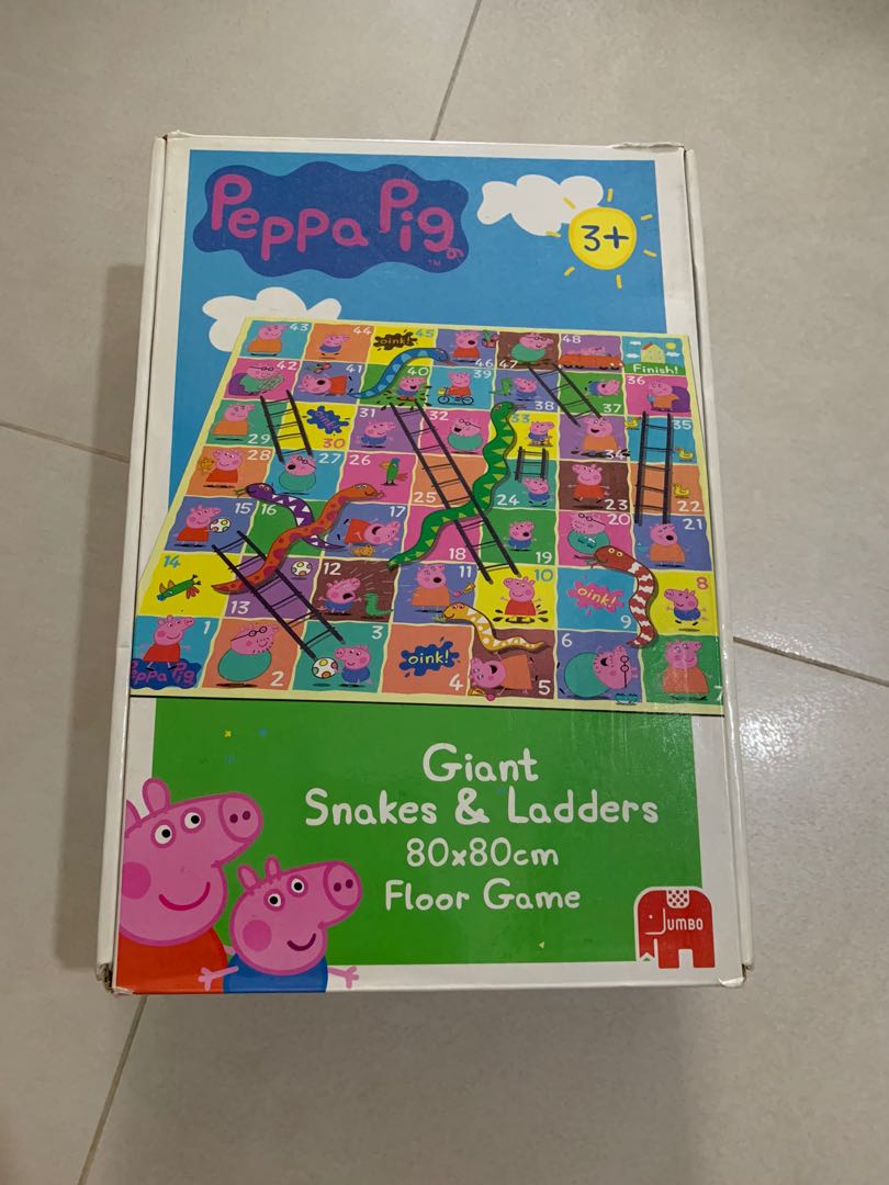Giant Peppa Pig Snakes & Ladders, Babies & Kids, Infant Playtime on ...