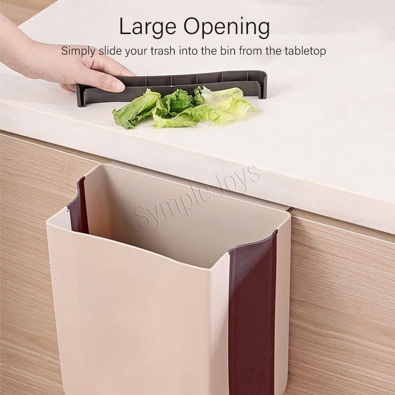 Hanging Foldable Dustbin, Everything Else on Carousell