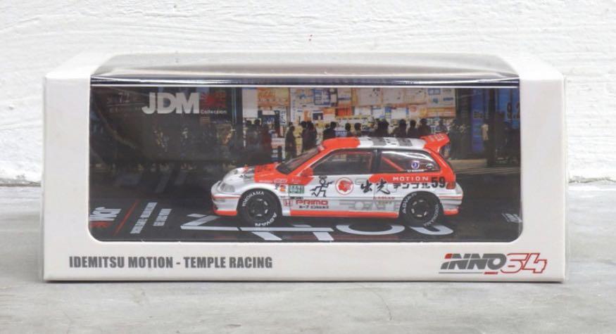 Inno Model 1/64 Honda Civic Ef9 Idemitsu Motion Temple Racing Jdm Osaka, 興趣及遊戲, 收藏品及紀念品, 明星周邊 ...