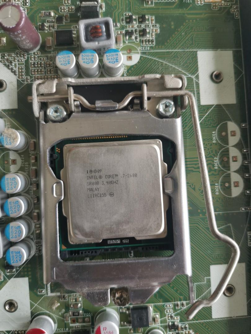 Intel i7-2600 processor HP IPISB-CH2 motherboard, Computers & Tech ...