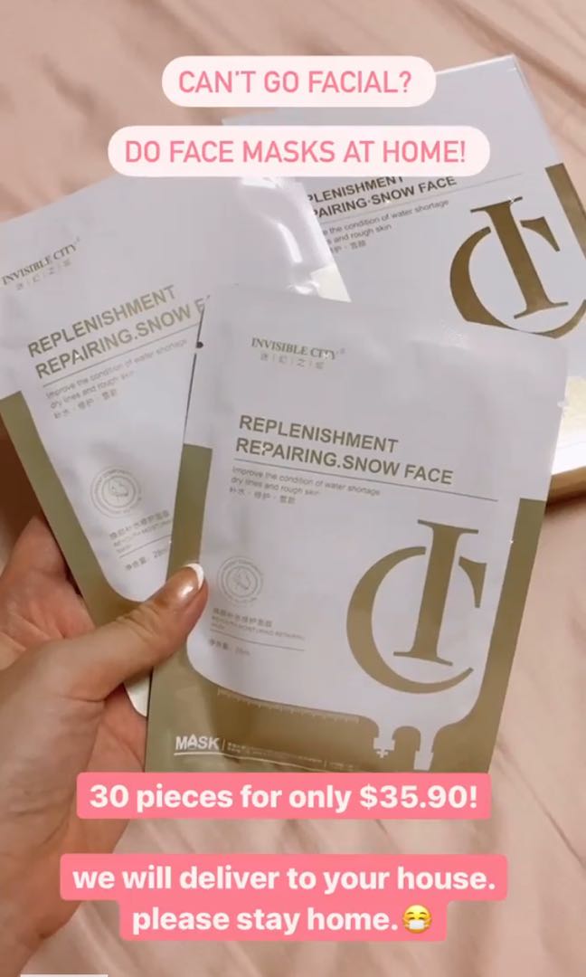 Invisible city (IC) Mask!, Health & Nutrition, Face Masks & Face ...