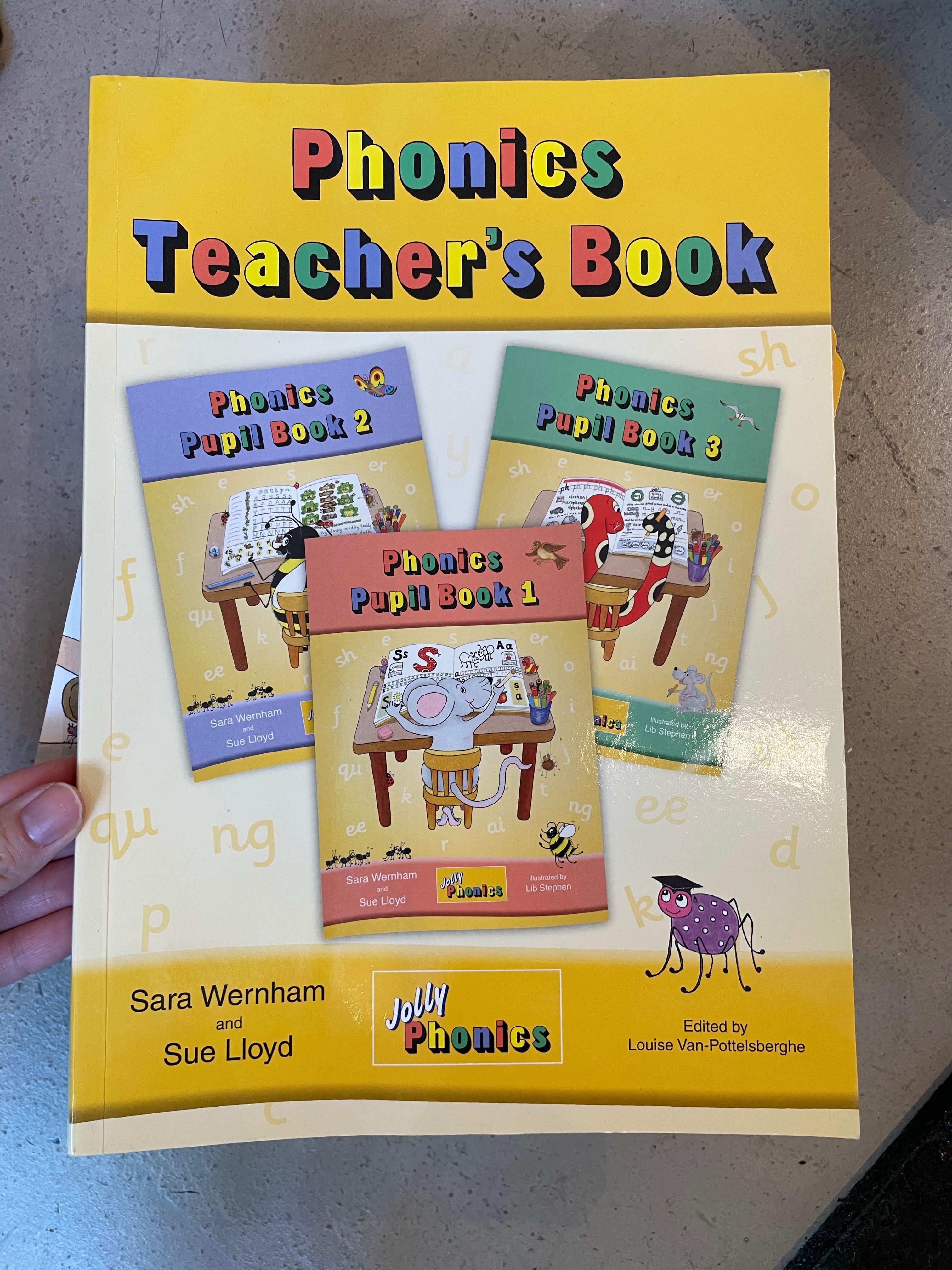 Jolly Phonics Starter Set: Set of 7 Hardcover Finger Phonics Books ...