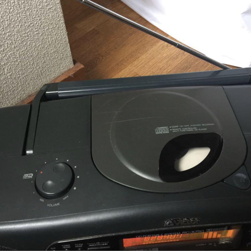 JVC radio cassette player G horn RC-X750 radio, CD,cassette(100V ...