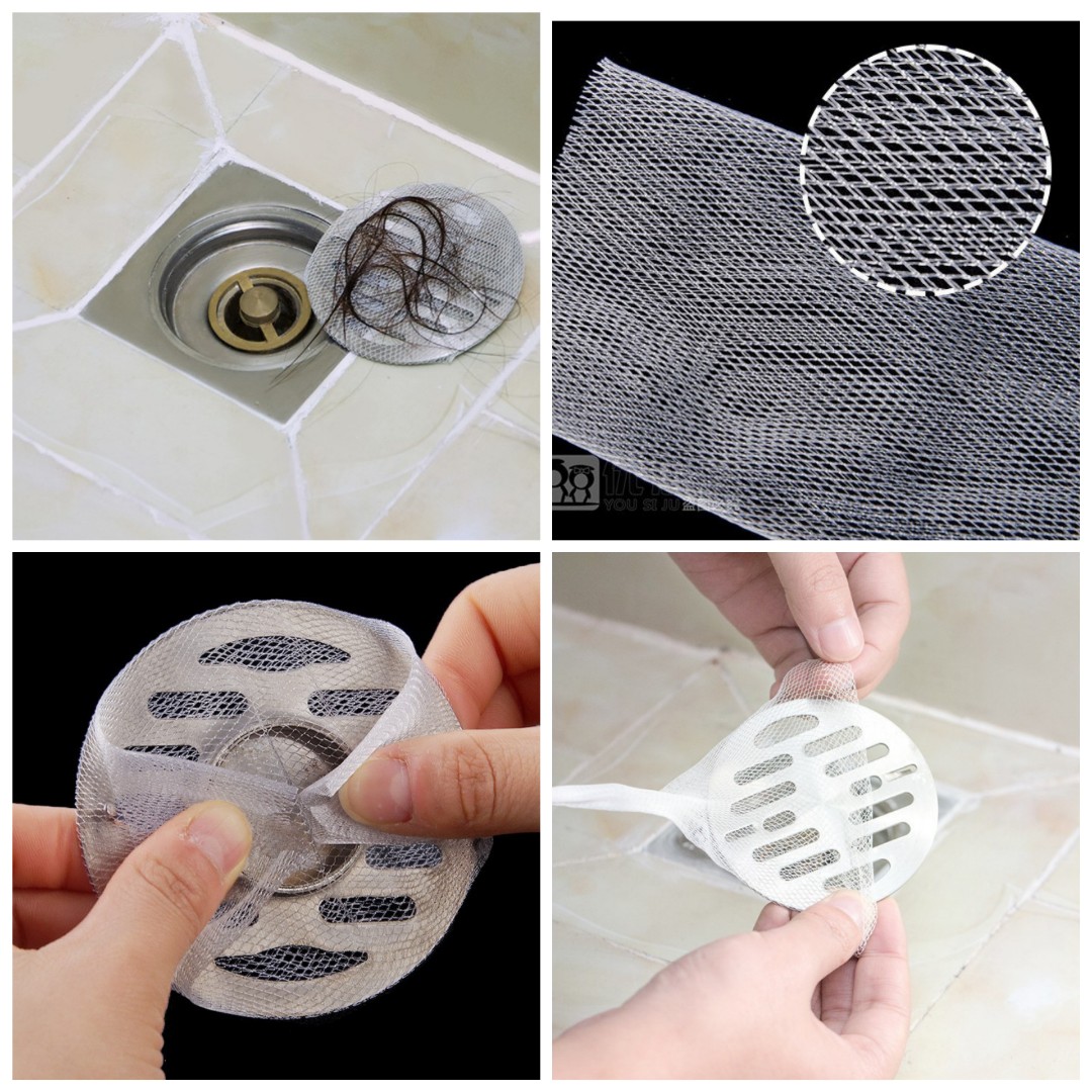 Kain Jaring Jala Plastik Kaku Filter Saringan Saluran Pembuangan Air ...