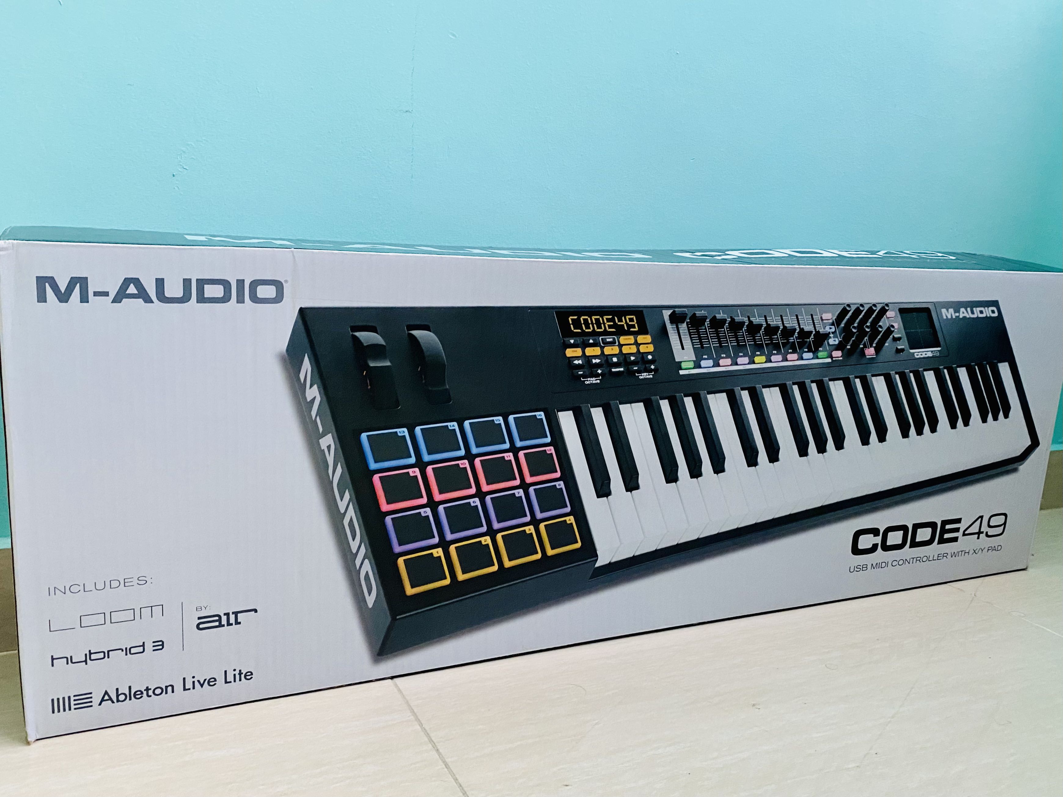 M Audio Code 49 (Midi Controller), Hobbies & Toys, Music & Media ...