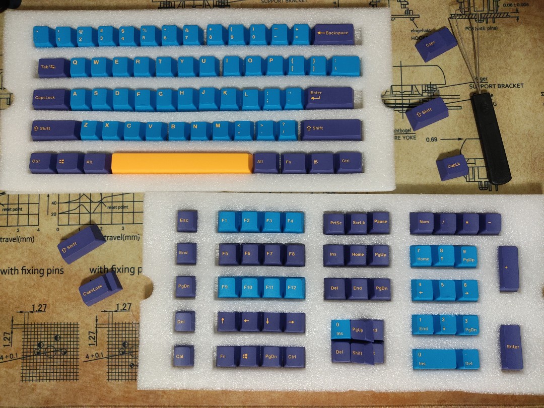 Macaw PBT Keycaps Set, Computers & Tech, Parts & Accessories on Carousell