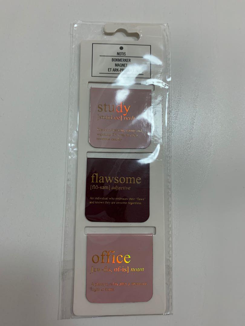RESERVED Magnetic bookmarks, Hobbies & Toys, Stationery & Craft ...