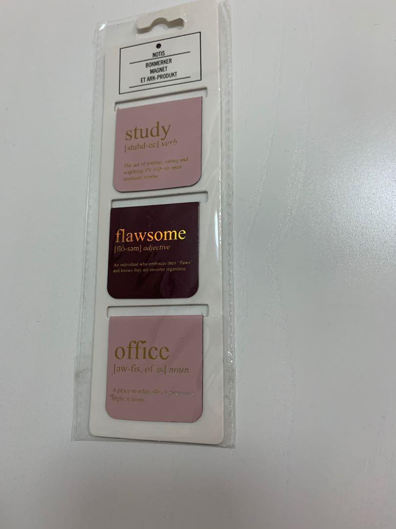 RESERVED Magnetic bookmarks, Hobbies & Toys, Stationery & Craft ...