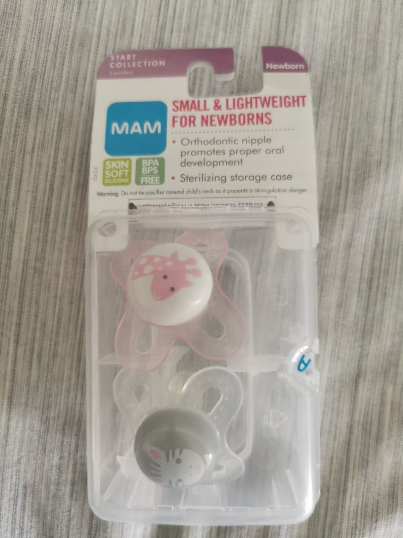 Mam newborn dummy pacifier, Babies & Kids, Nursing & Feeding, Weaning ...