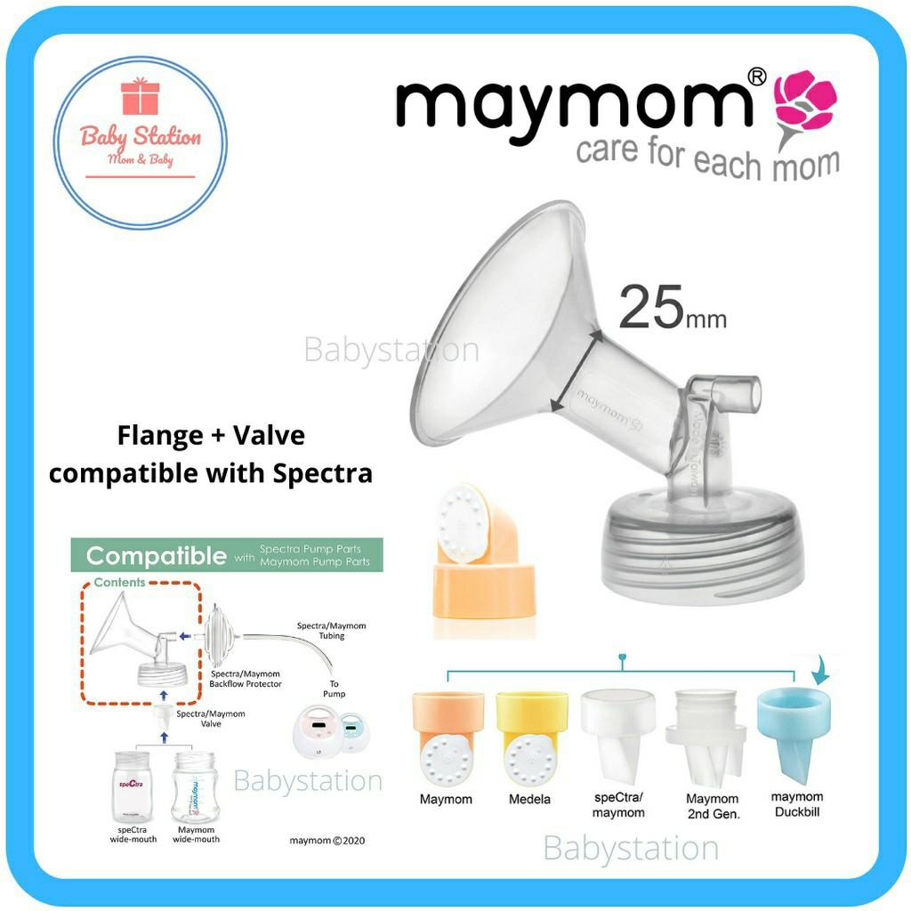 Maymom 25mm Flange with Valve, Spectra Backflow Protector, Babies ...