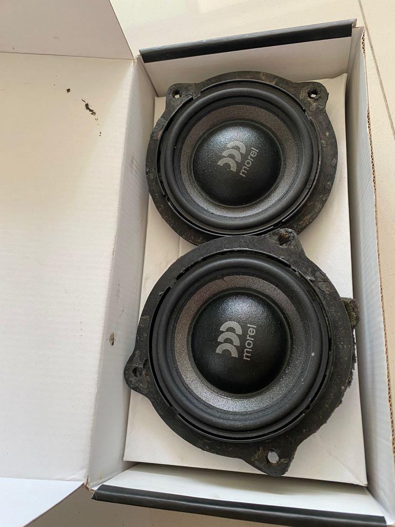 Morel woofer speakers with Morel MX20 Crossover & a pair of MT12 ...