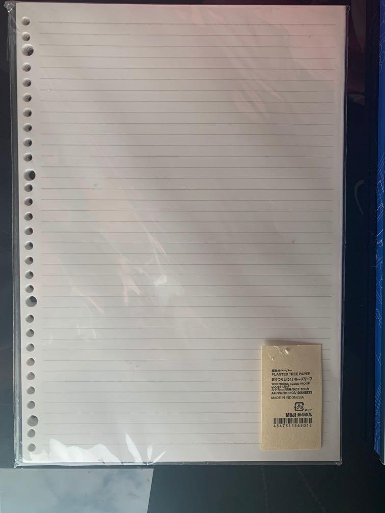 Muji A4 Loose Paper, Hobbies & Toys, Stationery & Craft, Stationery ...