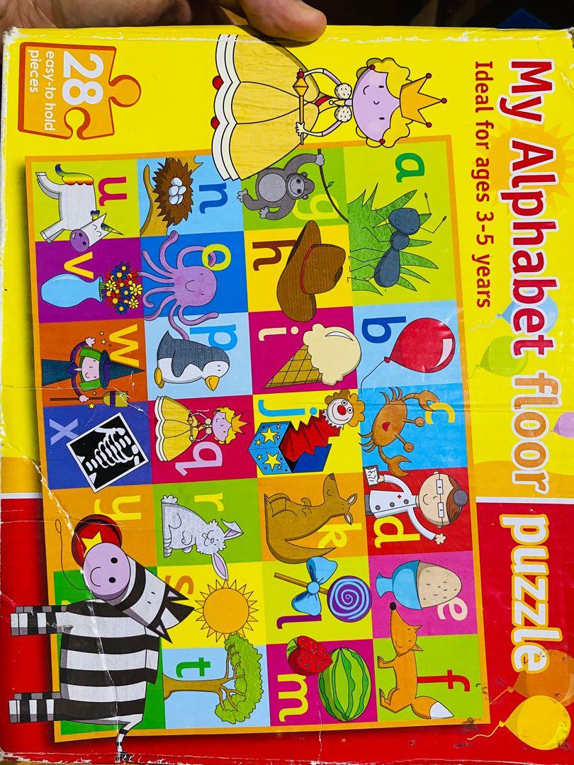 My Alphabet Floor Puzzle, Hobbies & Toys, Toys & Games on Carousell