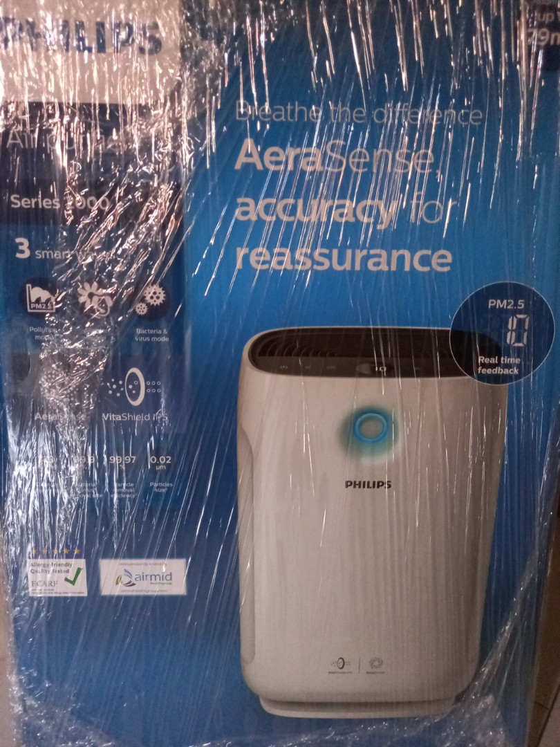 PHILIPS Air Purifier Series 2000 AC2887, TV & Home Appliances, Air ...