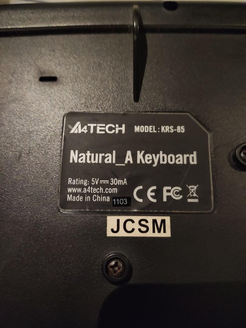 PS/2 A4Tech keyboard and Genius Mouse, Computers & Tech, Parts ...