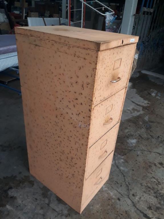 Q78-A * Laci Besi Metal Drawer Cabinet 4 Drawers, Furniture & Home ...