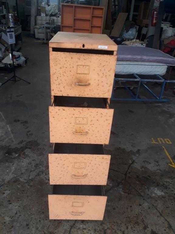 Q78-A * Laci Besi Metal Drawer Cabinet 4 Drawers, Furniture & Home ...