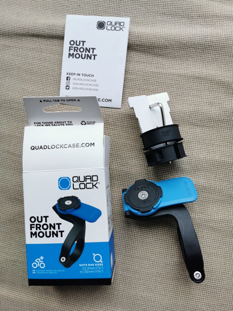 Quad Lock Out Front Mount, Sports Equipment, Bicycles & Parts, Parts ...