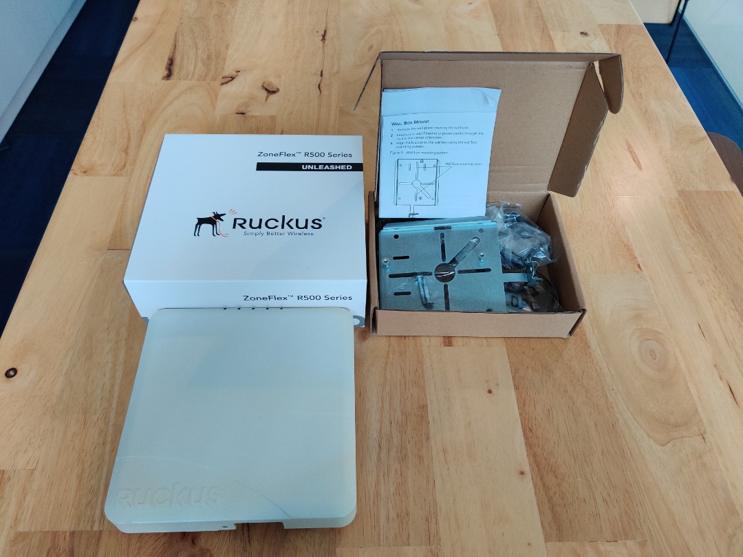 Ruckus R500 Enterprise Grade Wireless Access Point with Wall Install ...