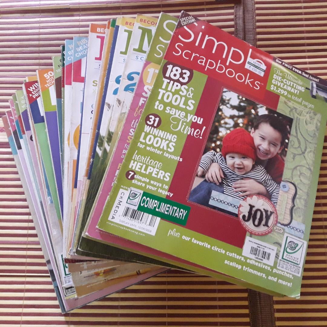 Scrapbooking Materials Magazines, Hobbies & Toys, Books & Magazines ...