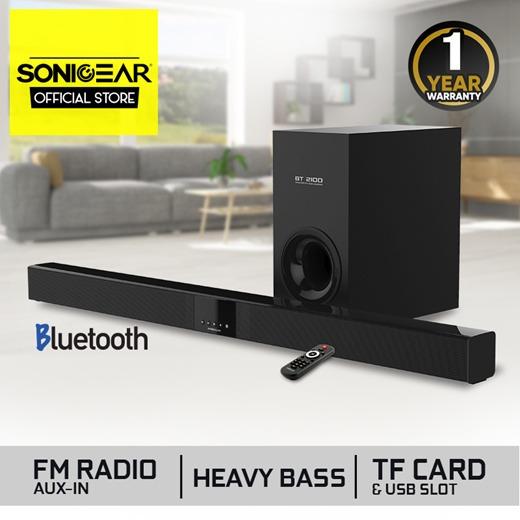 SonicGear BT-2100 Sound Bar & Subwoofer, Audio, Soundbars, Speakers ...