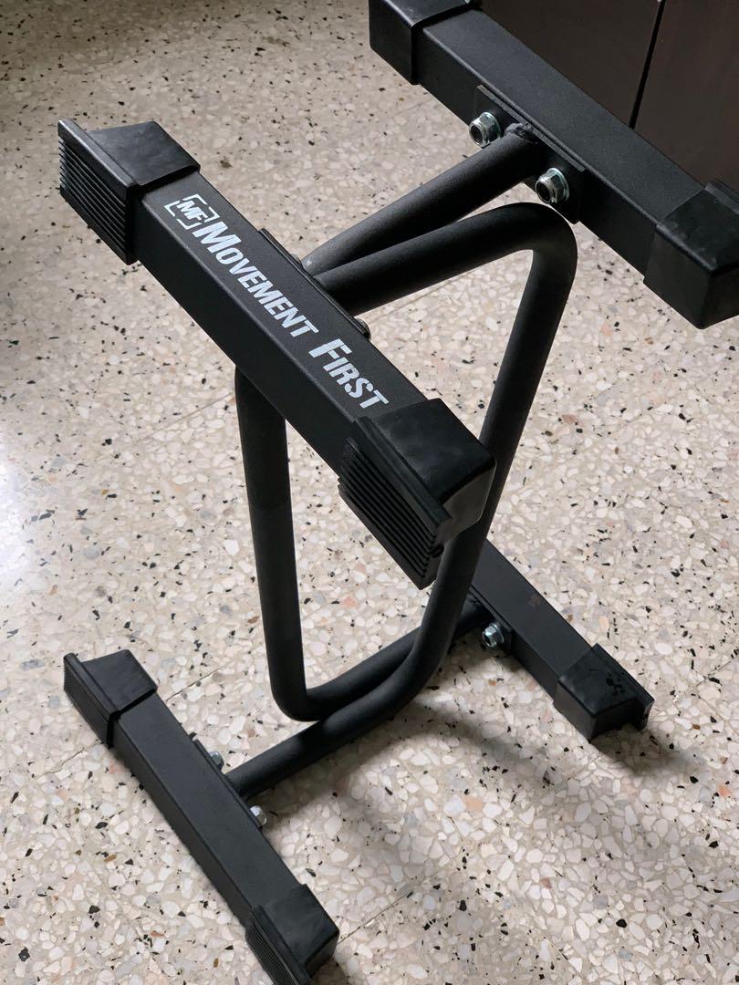 Steel Parallettes (with Knurling), Sports Equipment, Exercise & Fitness ...