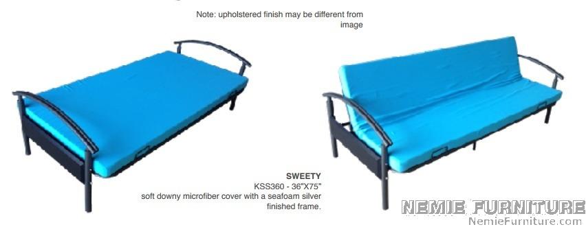 SWEETY sofa bed, Furniture & Home Living, Furniture, Sofas on Carousell