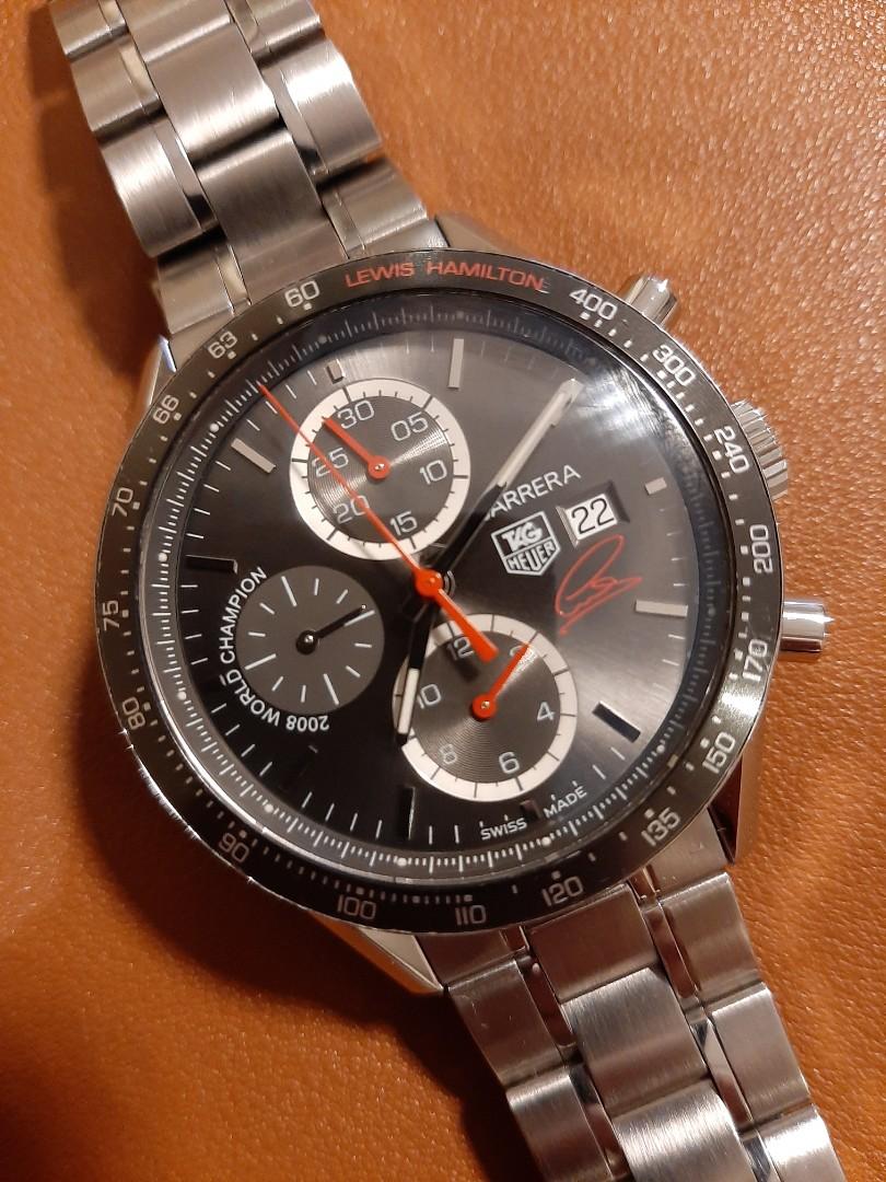 TAG HEUER CARRERA LEWIS HAMILTON LIMITED EDITION WATCH, Luxury, Watches ...