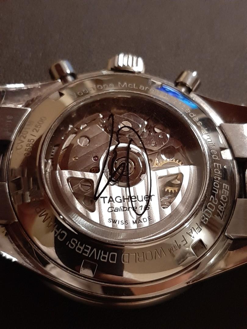 TAG HEUER CARRERA LEWIS HAMILTON LIMITED EDITION WATCH, Luxury, Watches ...