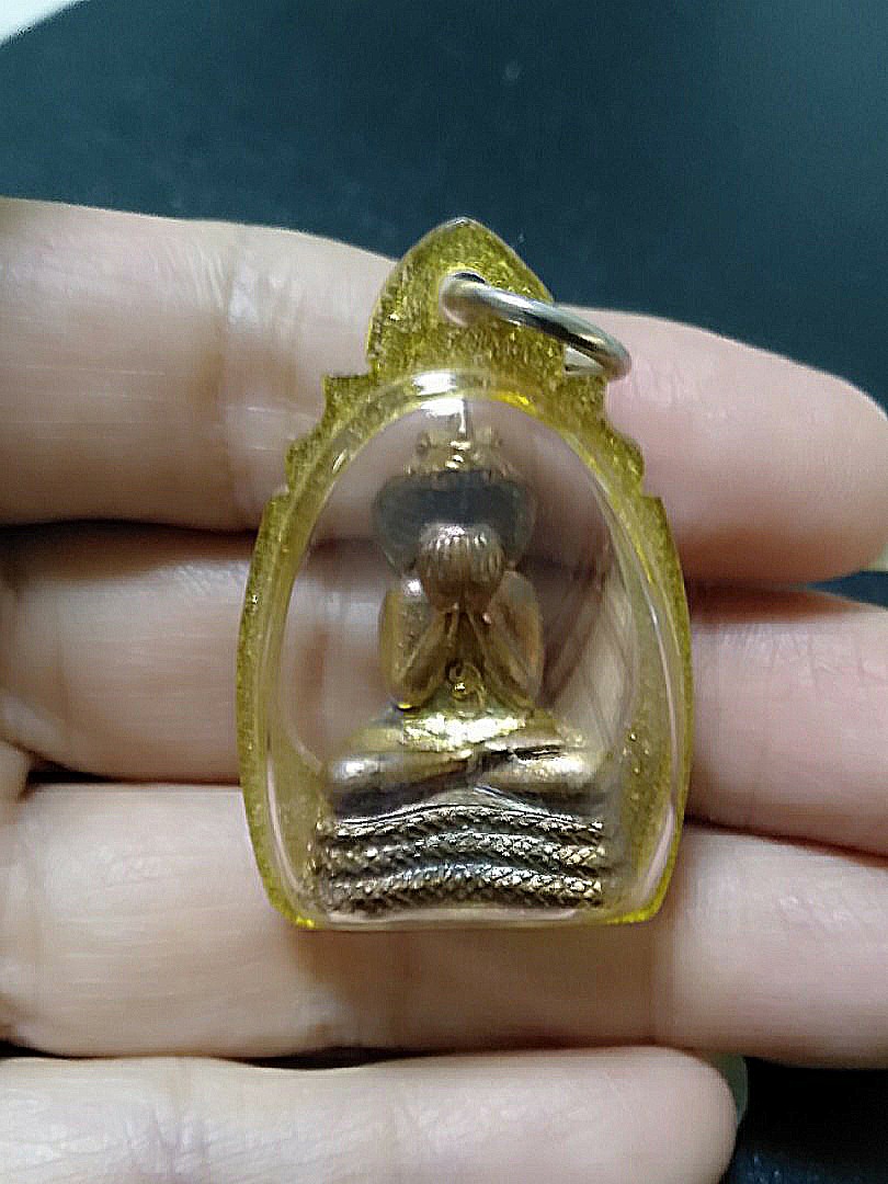 Thai amulet LP Dee Phra pidta (Roon maha udom chok )wat Phra phut ko ...
