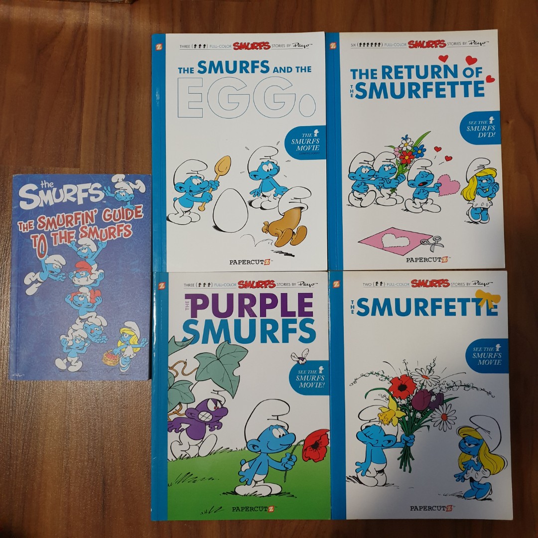 The Smurfs comics, Hobbies & Toys, Books & Magazines, Fiction & Non-Fiction on Carousell