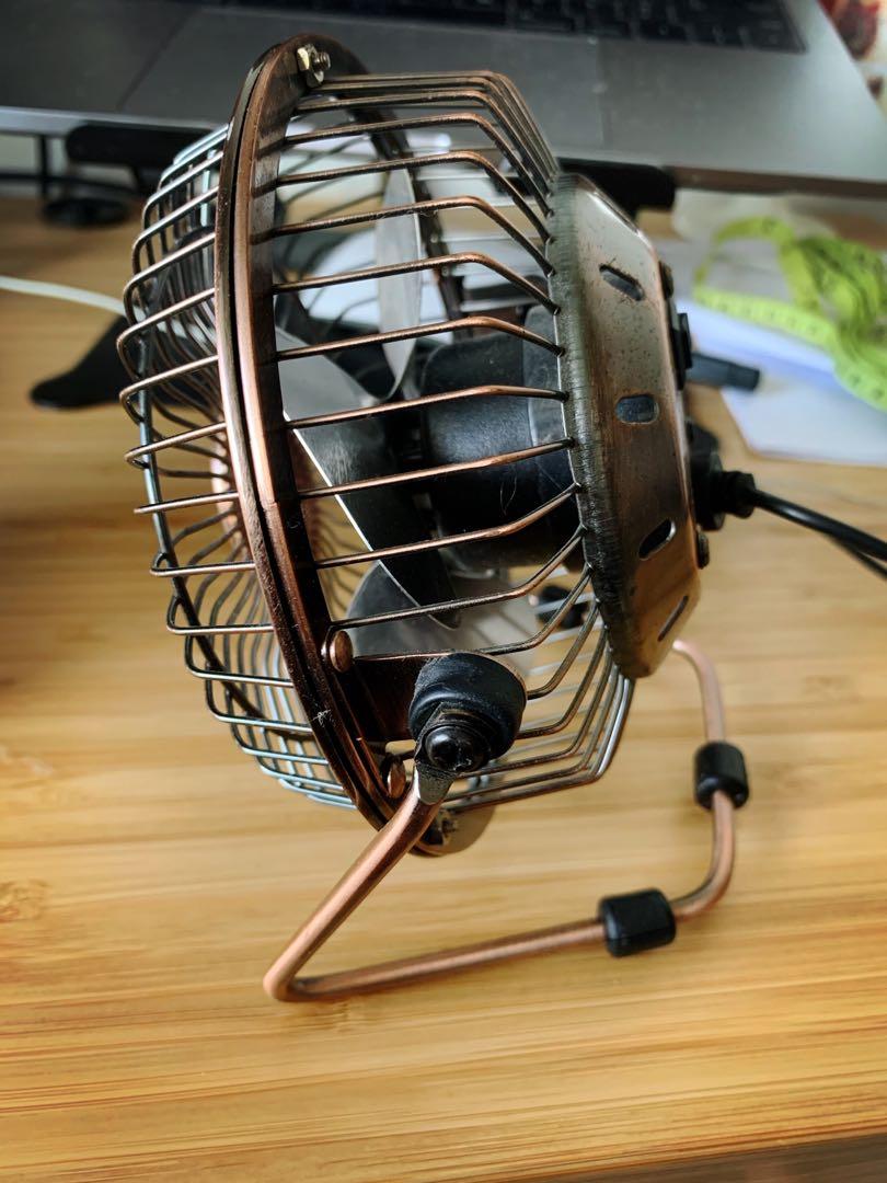 USB metal fan 4 inch, Furniture & Home Living, Lighting & Fans, Fans on ...