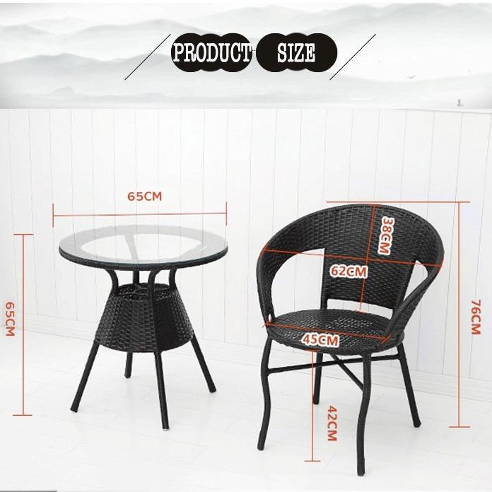 Veranda Coffee Table/Tea Table /1+2Chairs, Furniture & Home Living ...