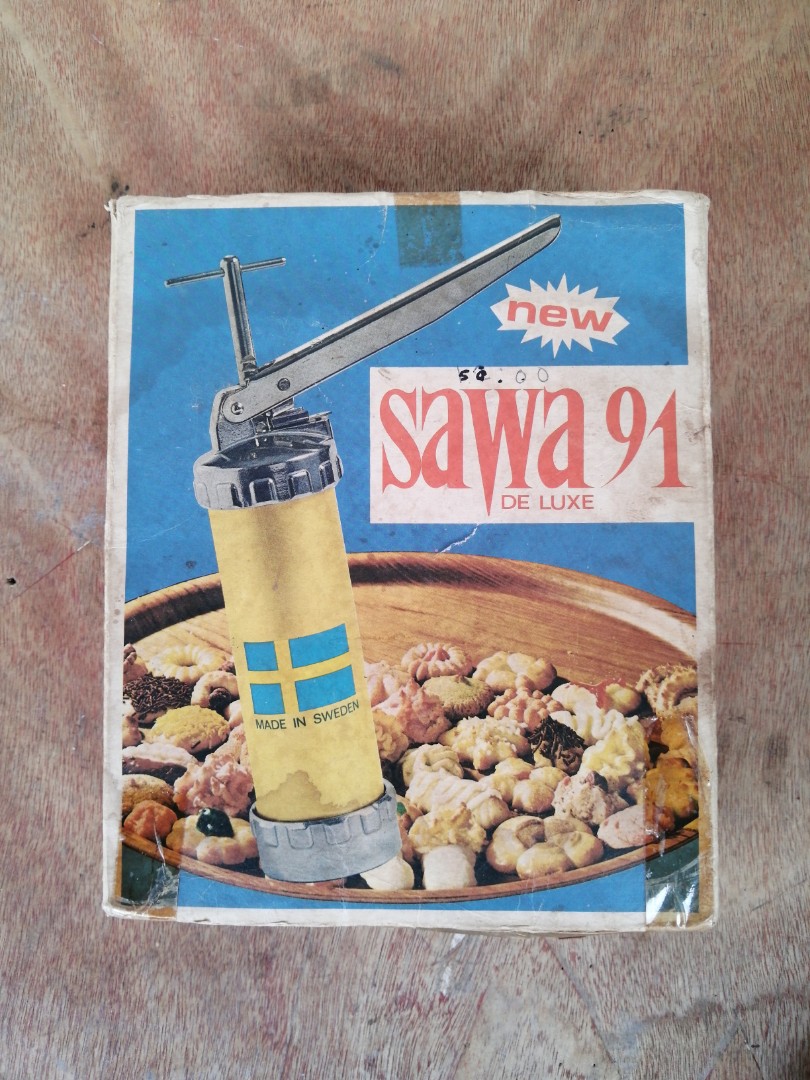Vintage Sawa 91 Deluxe Sweden Cookie Decorating Press, Furniture & Home ...