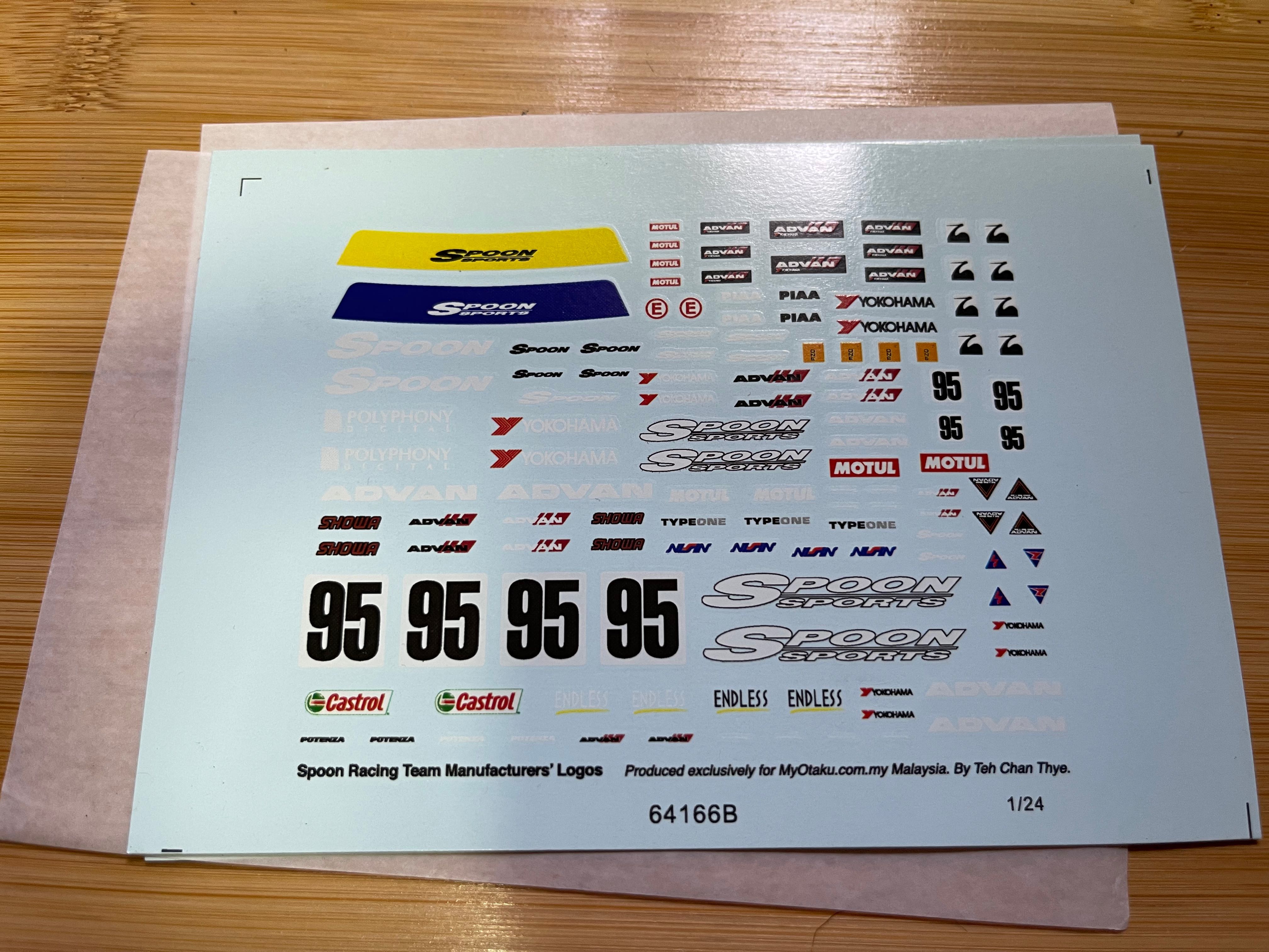 Water Decal for tamiya mini 4wd, Hobbies & Toys, Stationery & Craft ...