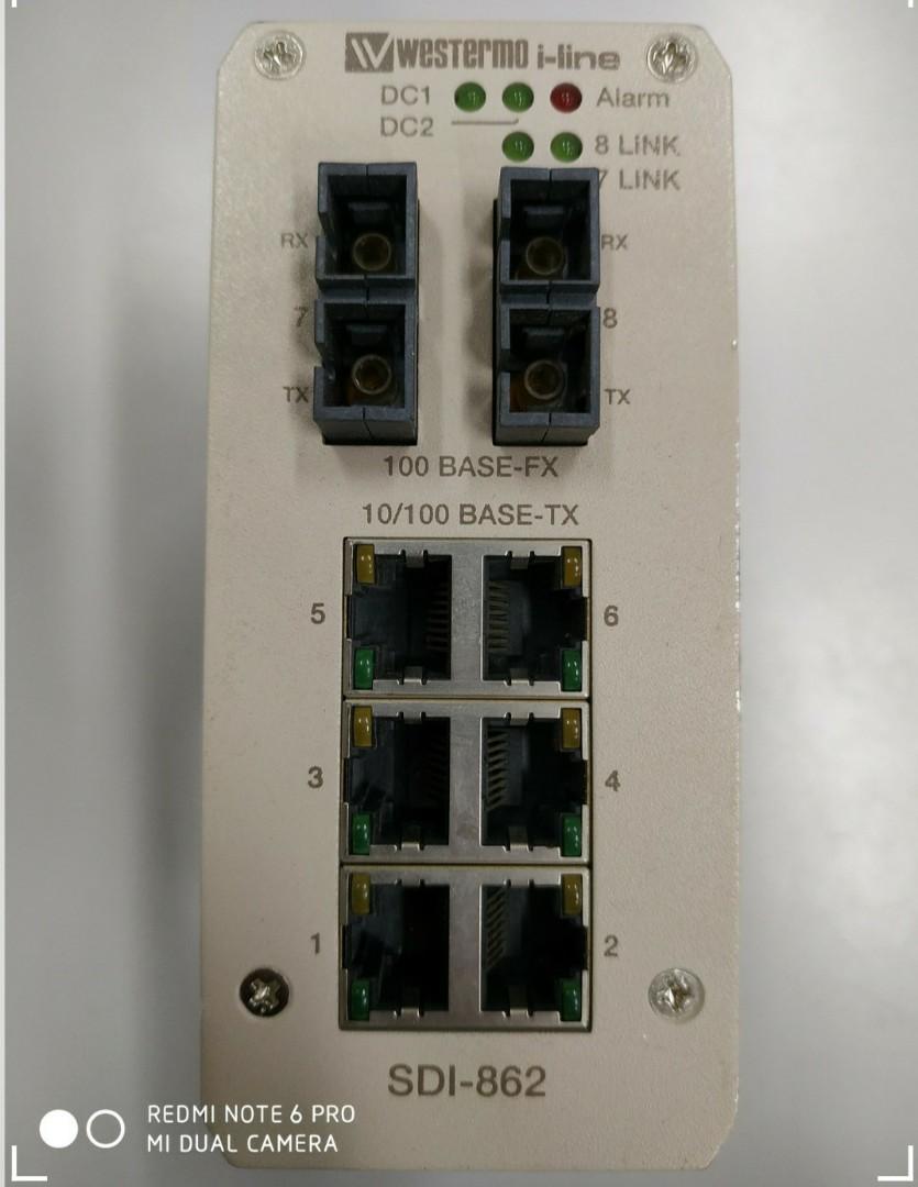 Westermo i-line Ethernet Fiber Switch (multi-mode), Computers & Tech ...