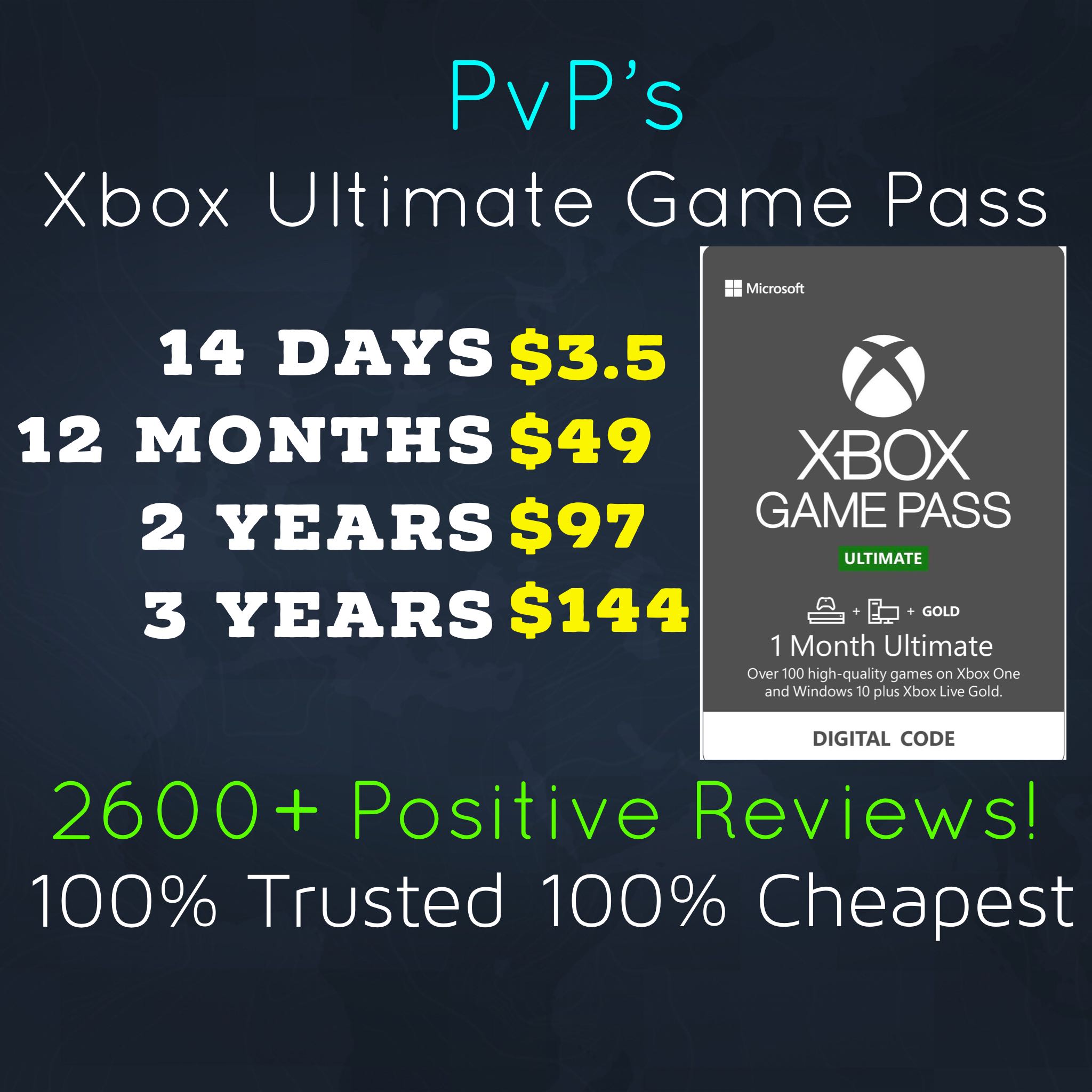 Xbox Ultimate Game Pass codes, Tickets & Vouchers, Vouchers on Carousell