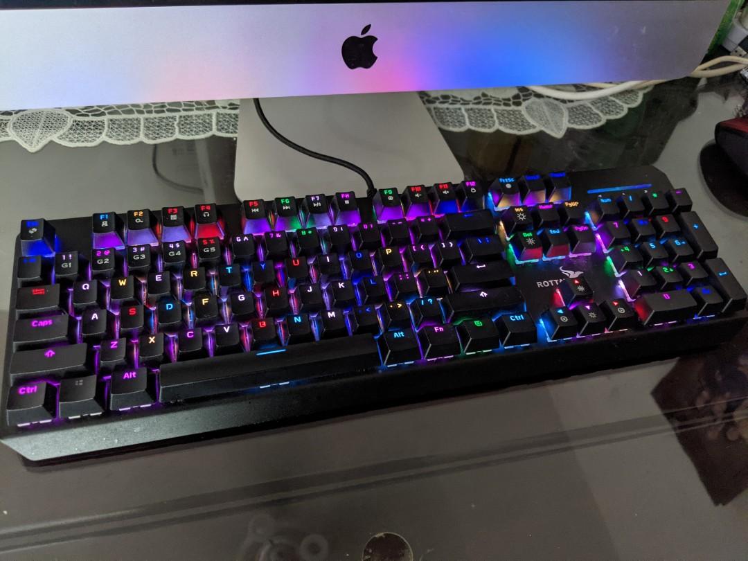 104-key Rottay Mechanical Keyboard, Computers & Tech, Parts ...