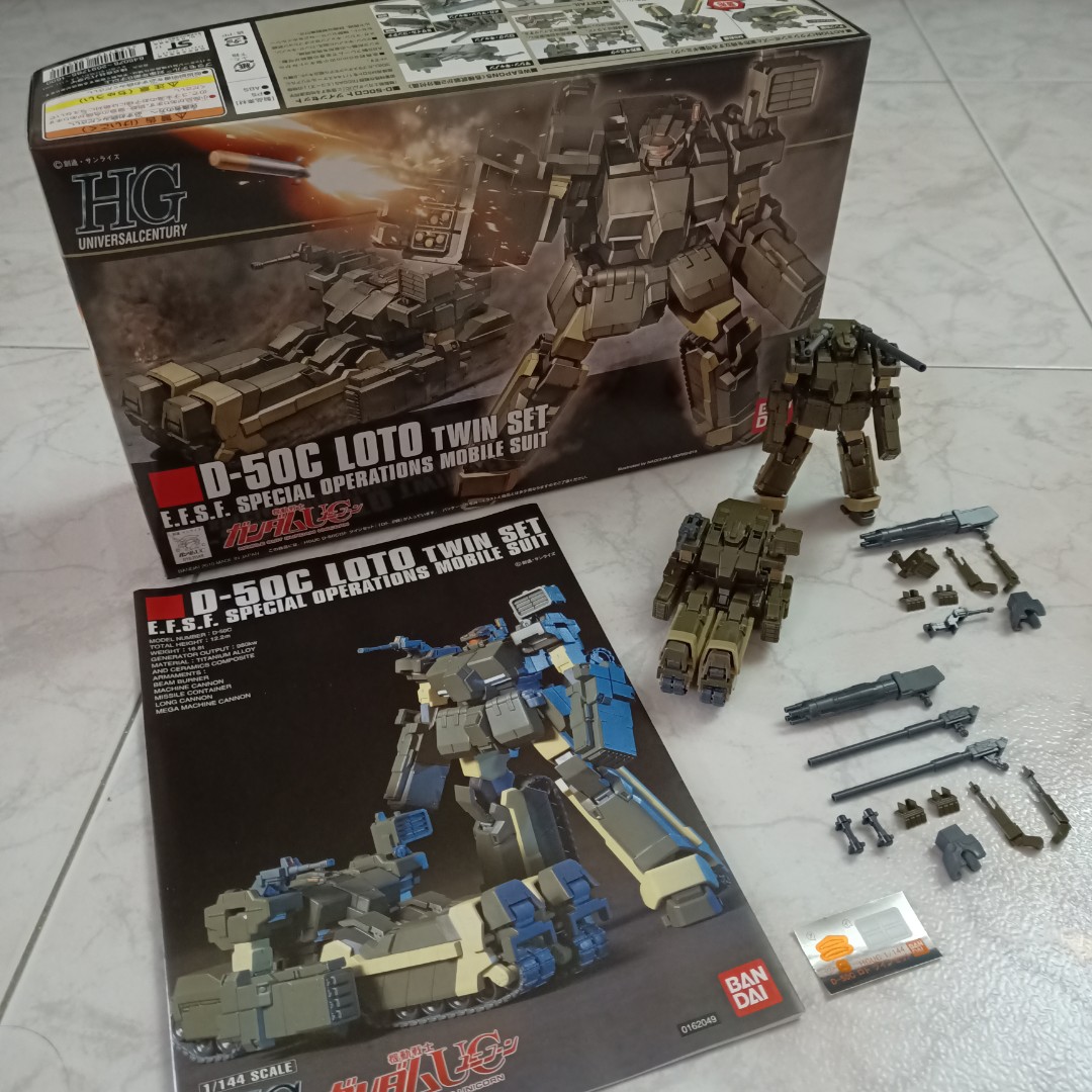 1/144 HGUC Loto Twin Set, Hobbies & Toys, Toys & Games on Carousell