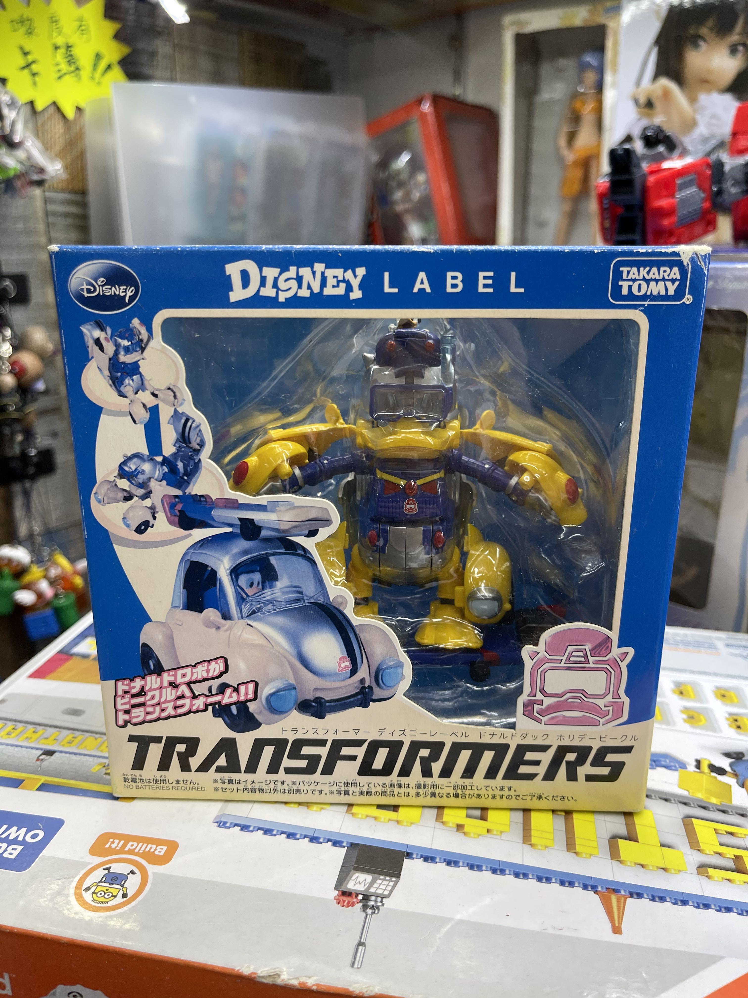 迪士尼 唐老鴨 變形金剛 大黃蜂 Disney Donald Duck Transformers BumbleBee, 興趣及遊戲, 玩具 ...